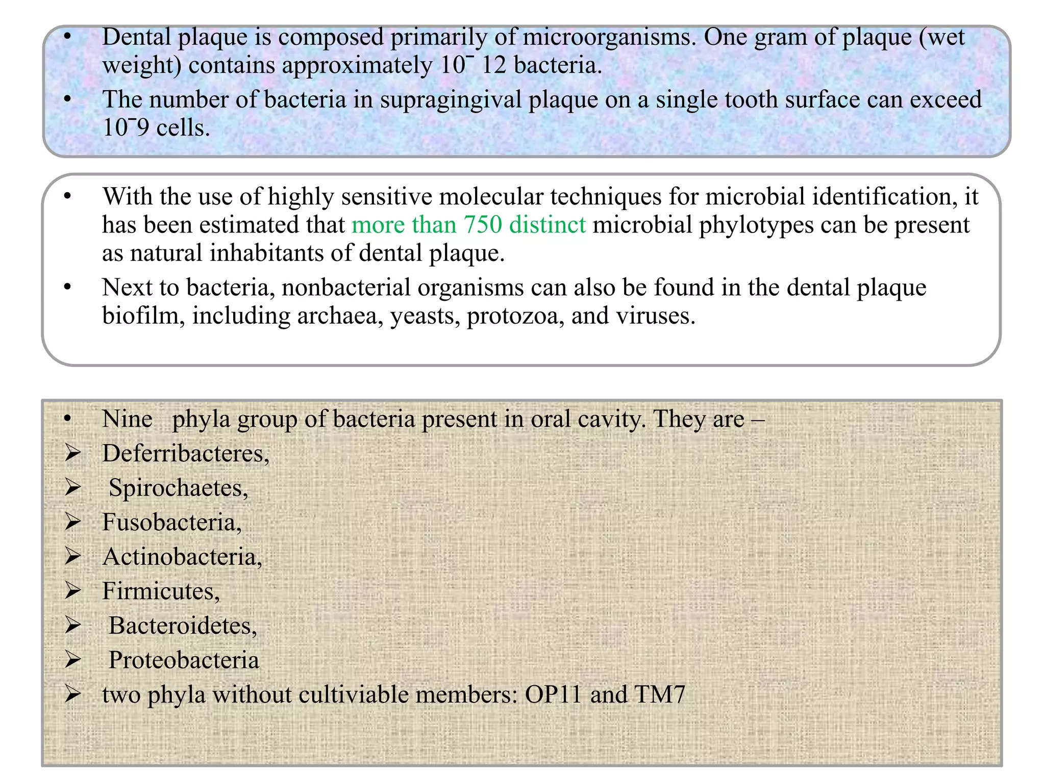 Plaque in health and disease | PPTX