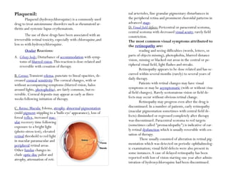 Plaquenil and retinopathy by dr. michael duplessie ophthalmologist | PPT