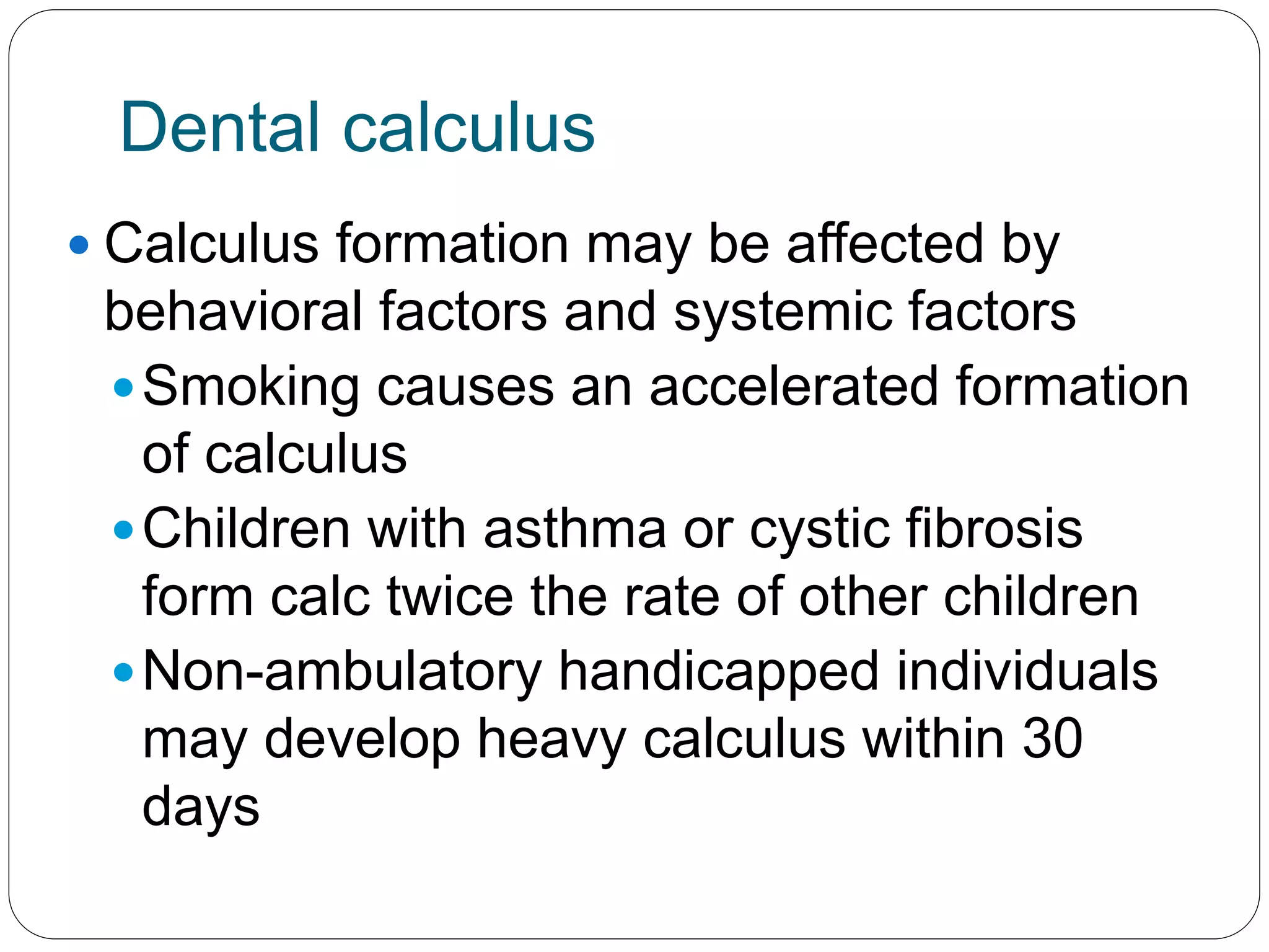 Plaque, Calculus, and Soft Deposits PowerPoint | PPTX