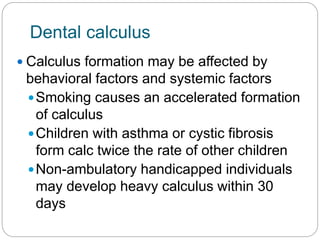 Plaque, Calculus, and Soft Deposits PowerPoint | PPTX