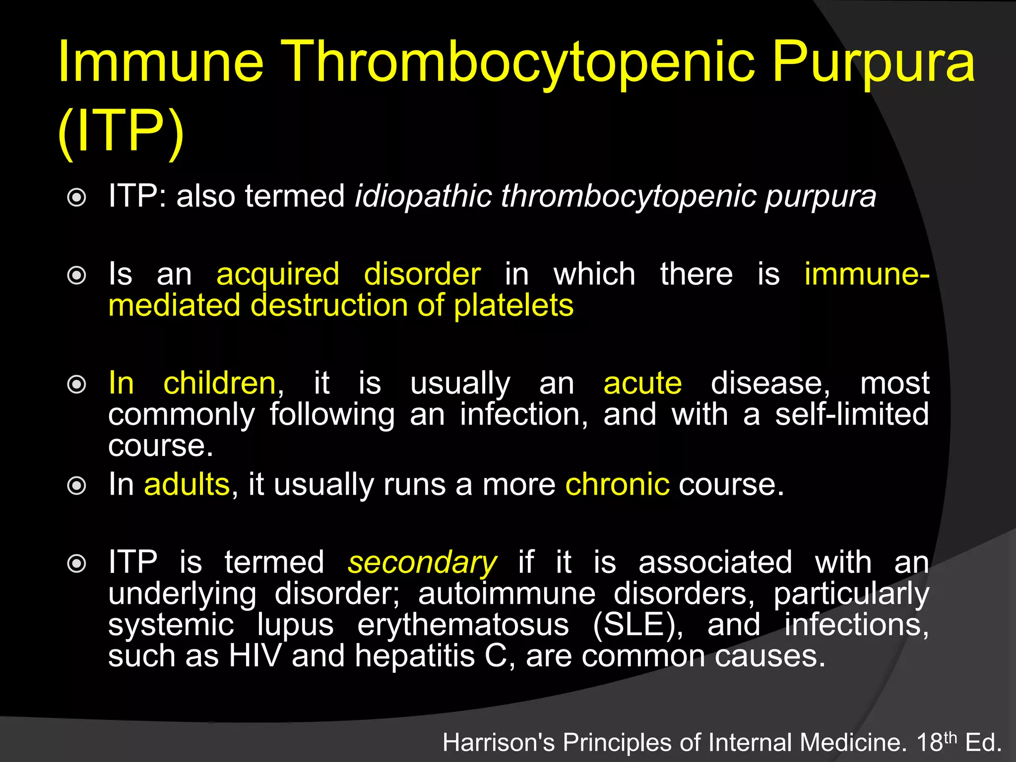Disorders of Platelets | PPTX