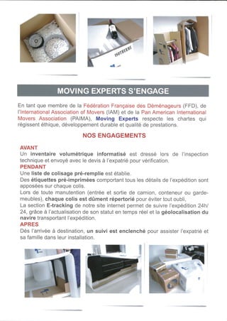 Plaquette Moving Experts | PDF