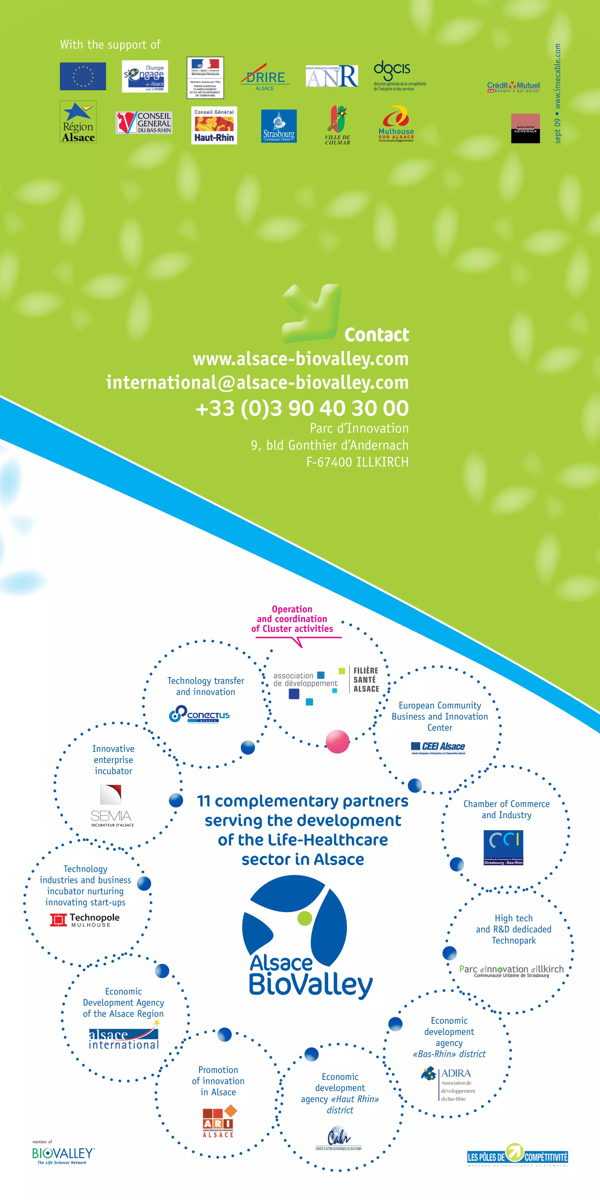 Alsace BioValley booklet | PDF