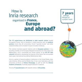 Inria - leaflet of research centre Nancy - Grand Est | PDF