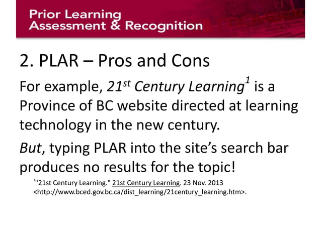 Introduction to Prior Learning Assessment and Recognition | PPTX ...