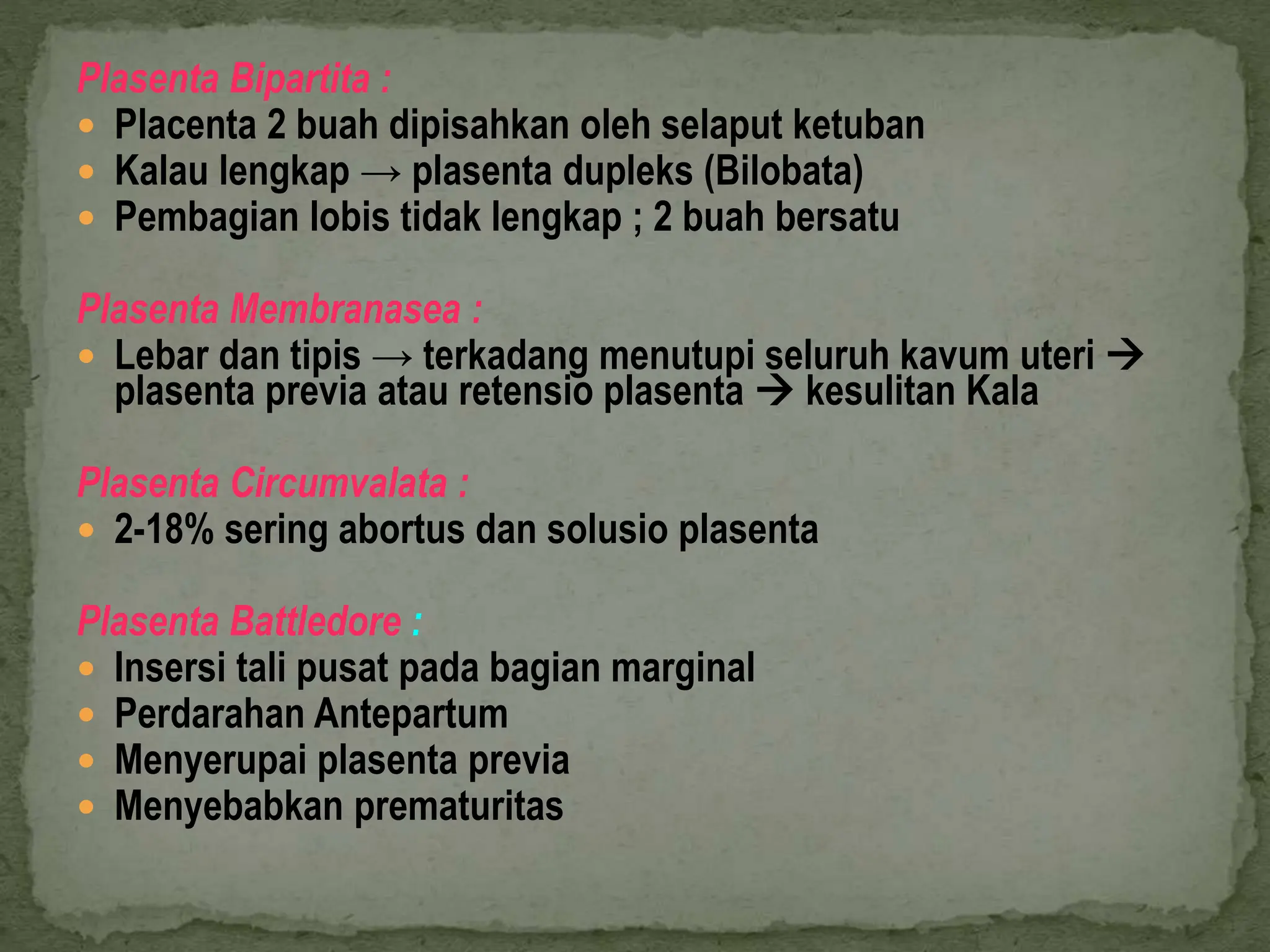 proses terbentuk nya plasenta pada saat kehamilan | PPTX