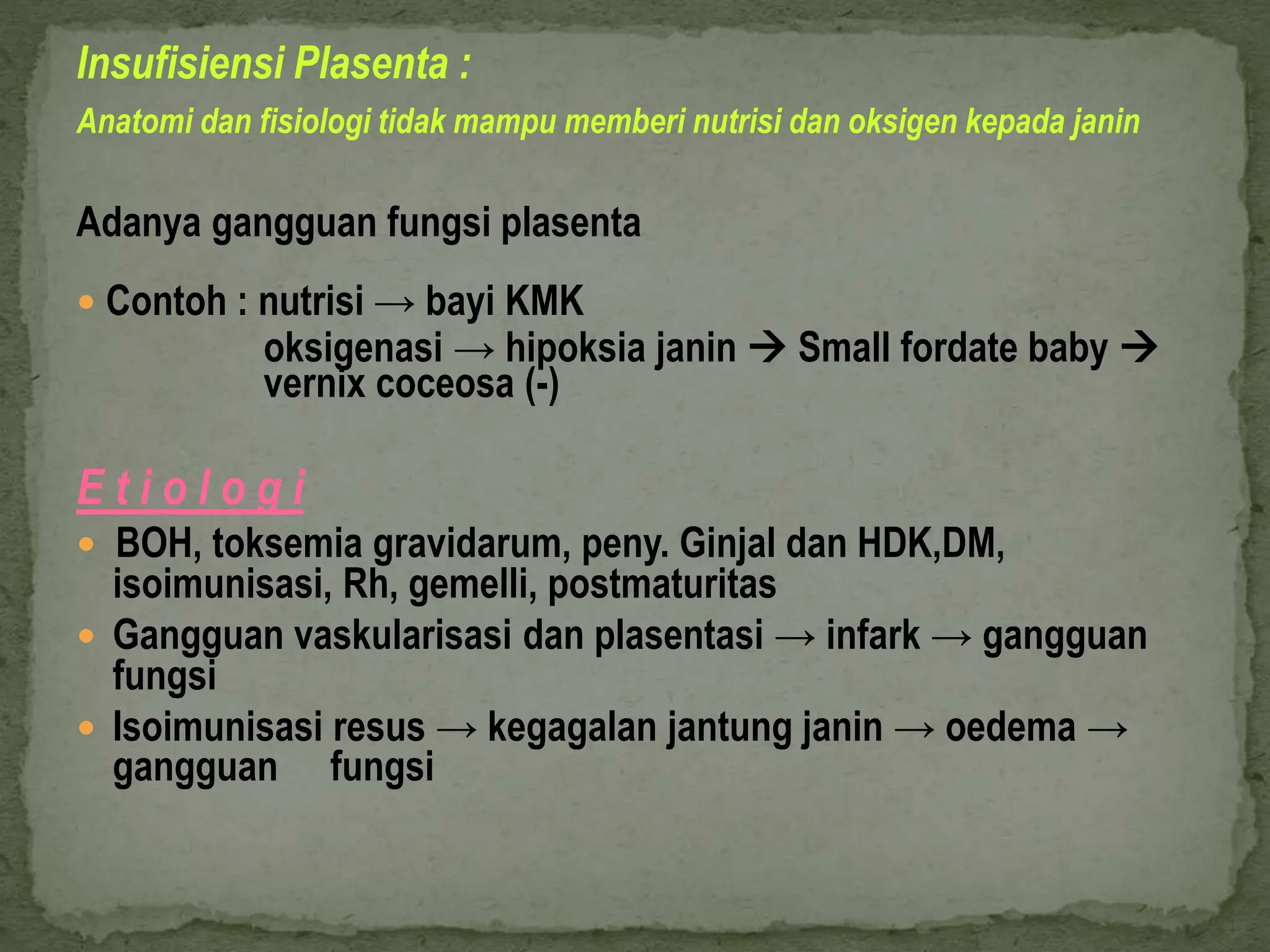 proses terbentuk nya plasenta pada saat kehamilan | PPTX