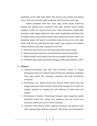 Plasenta previa AKPER PEMKAB MUNA | DOC