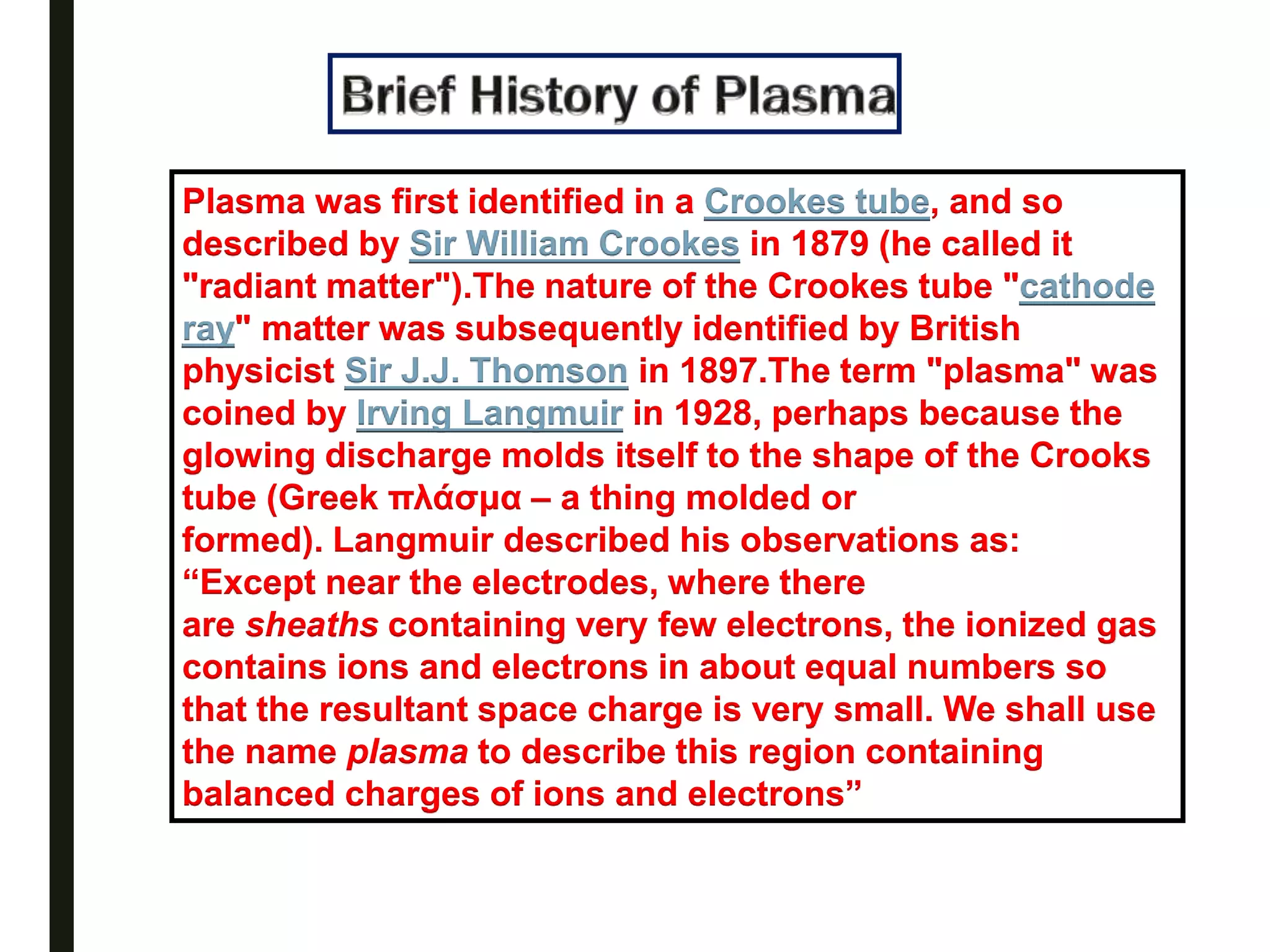 Plasma | PPTX