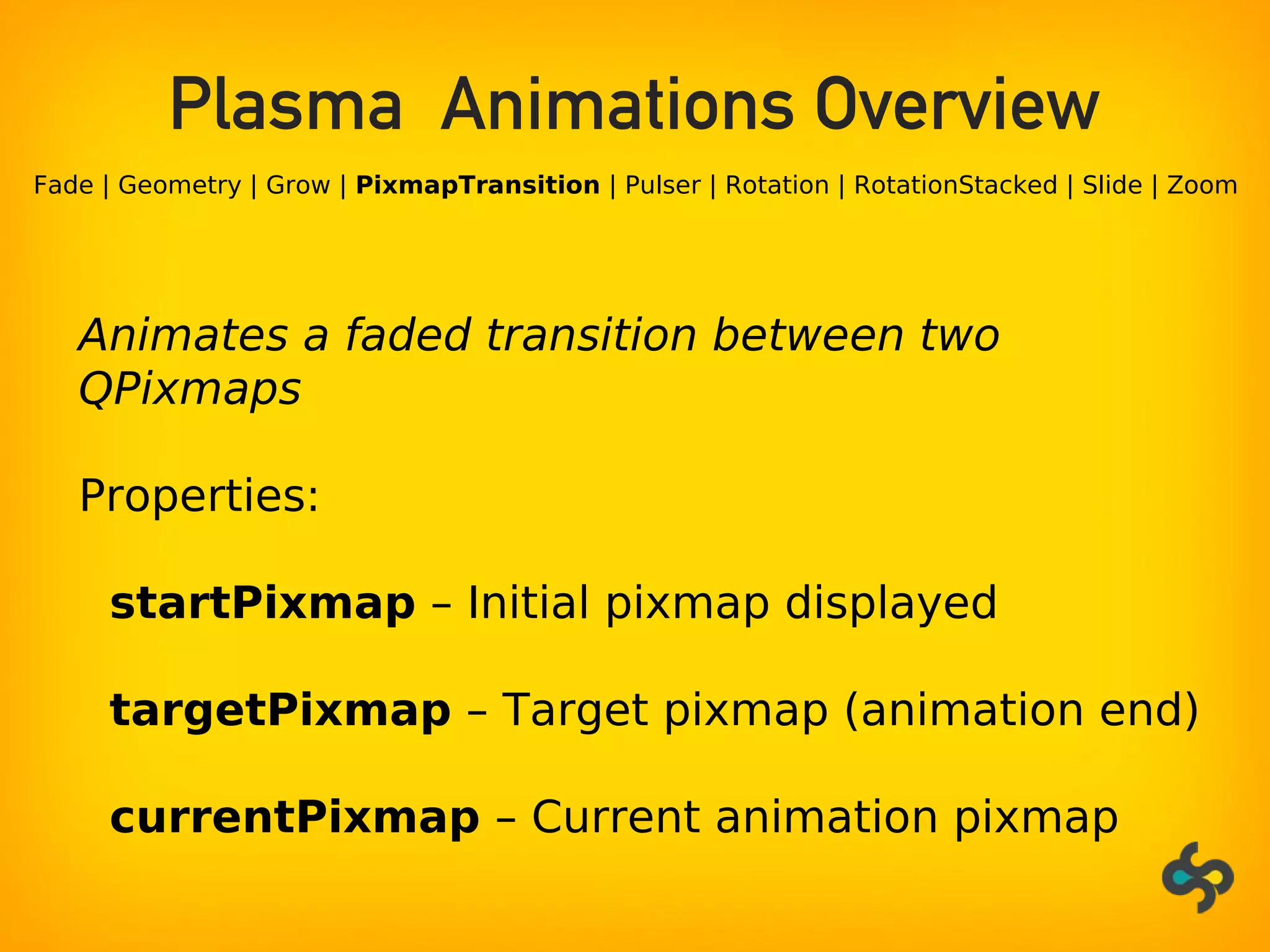 Plasma Animations Overview (aka. Pimp my Plasmoids!) | PDF