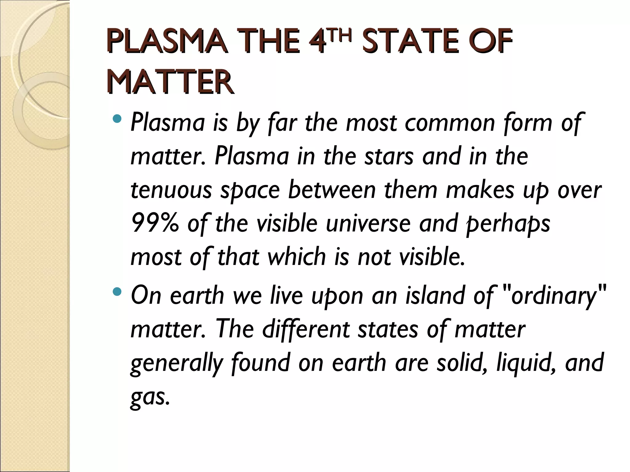 Plasma Technology | PPT