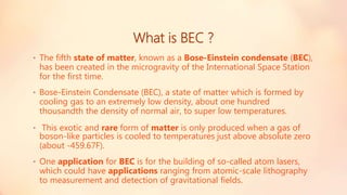 Plasma and BEC | PPTX
