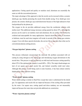 Plasma Arc Machining (Modern Manufacturing Process) | PDF | Chemistry ...