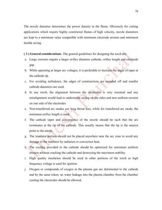 Plasma Arc Machining (Modern Manufacturing Process) | PDF | Chemistry ...