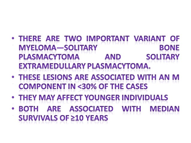 Plasma cell disorders | PPT | Blood Disorders | Diseases and Conditions