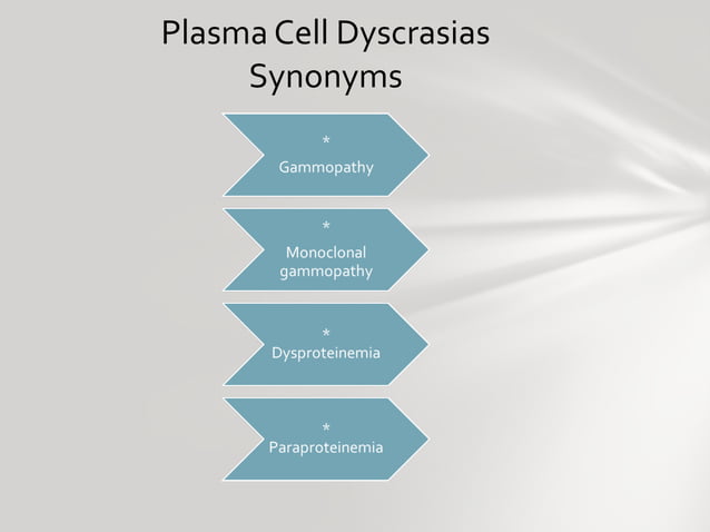 Plasma cell disorders ppt | PPT