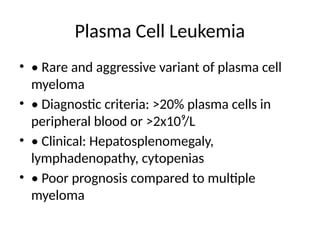 Plasma cell disorder Presentation pathology | PPTX