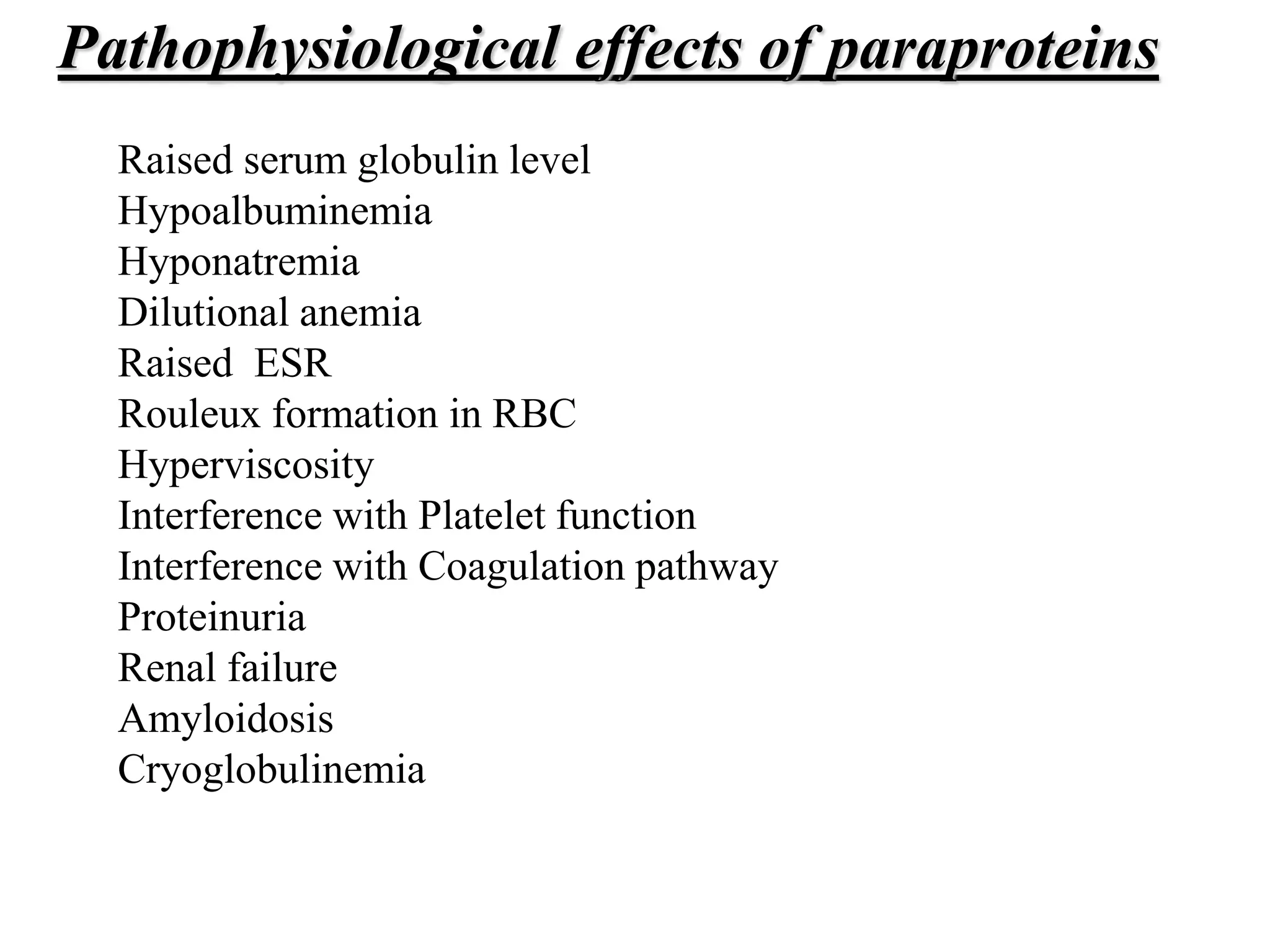 Plasma cell dyscrasias | PPTX
