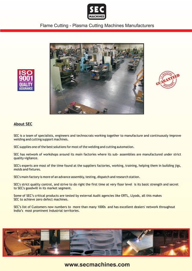 SEC Machines | PDF | Manufacturing Industry | Industries