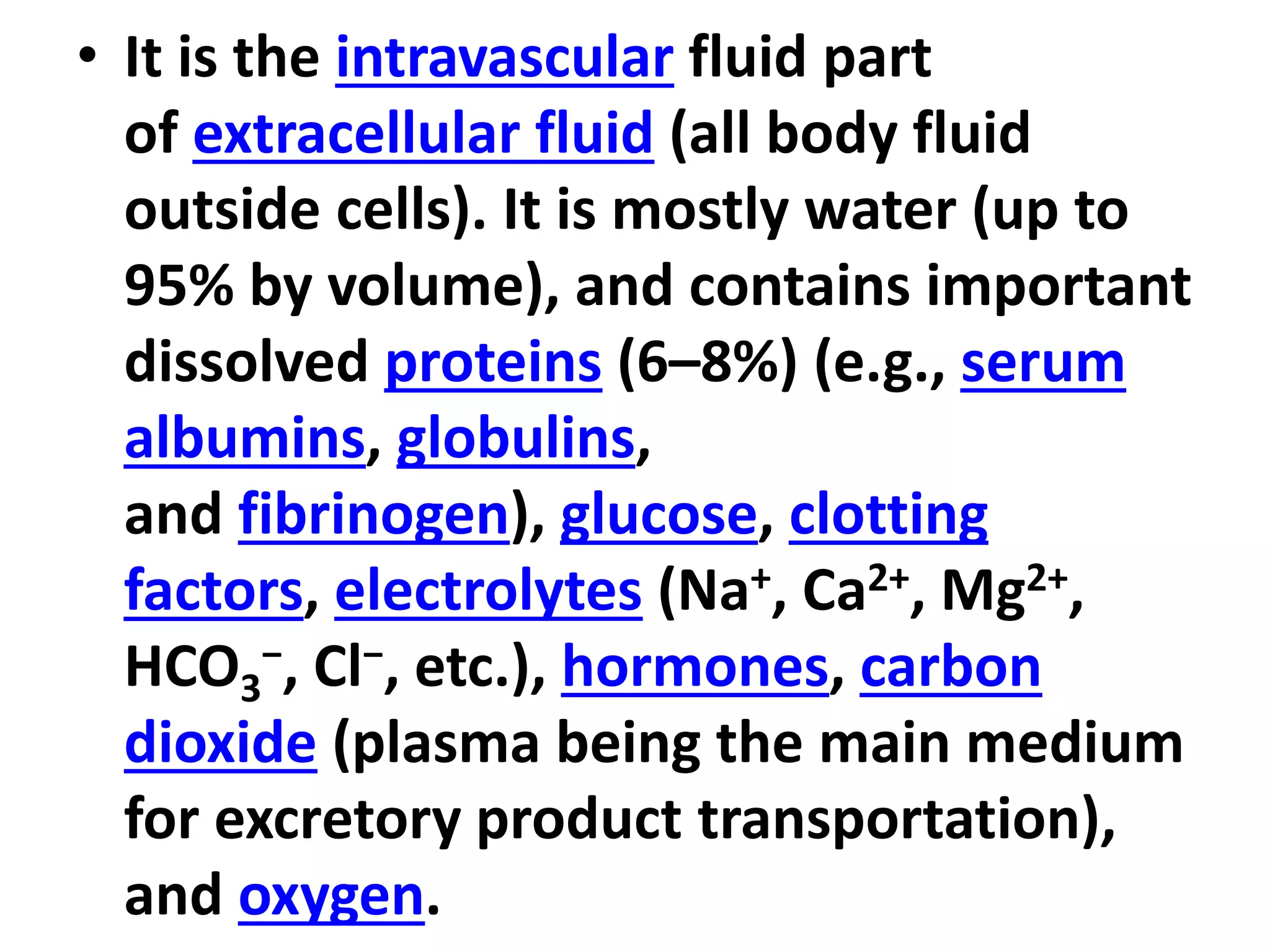 BLOOD PLASMA | PPTX