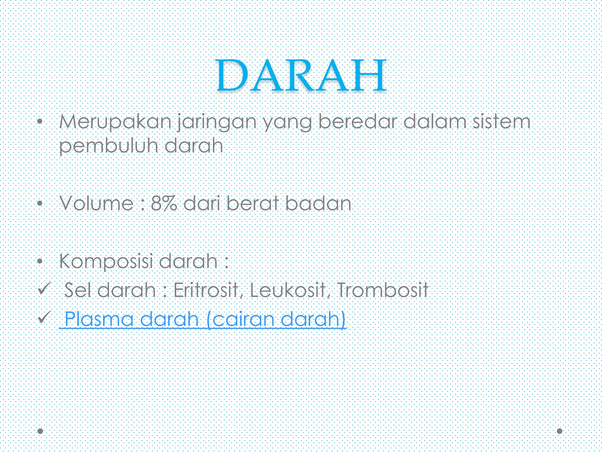 Plasma darah ppt | PPTX