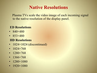 Plasmadisplay ppt | PPTX