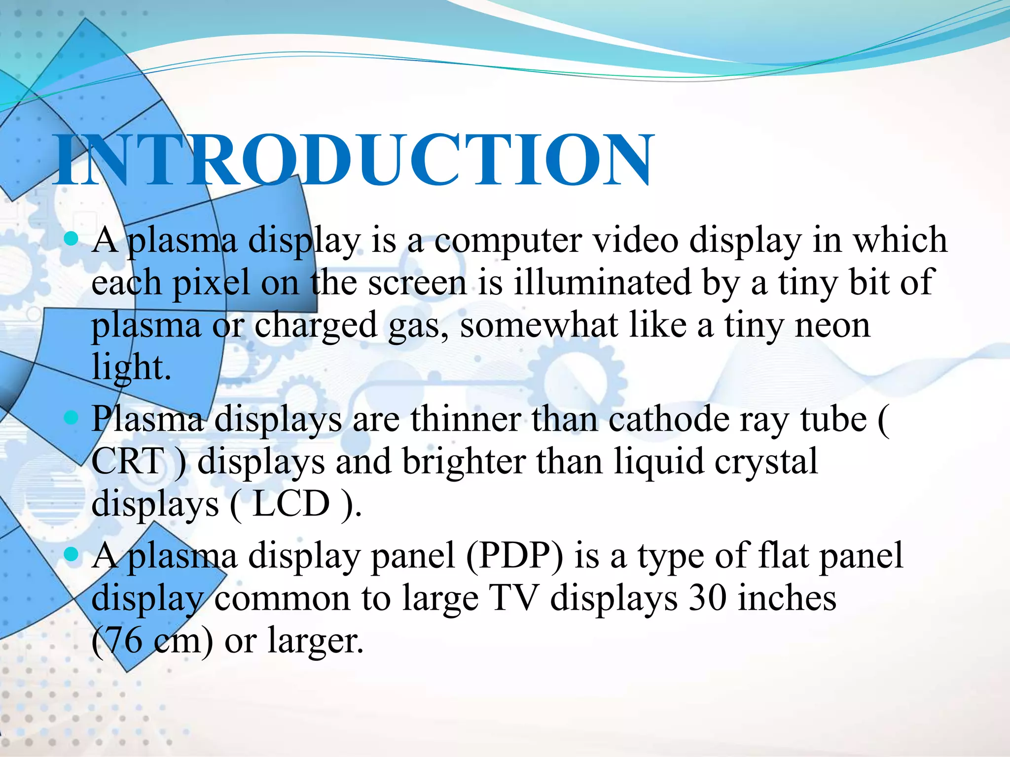 Plasma display devices | PPTX