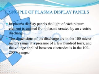 Plasma display devices | PPTX