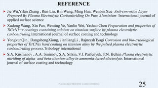Plasma electrolytic carbo nitriding | PPT