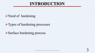 Plasma electrolytic carbo nitriding | PPT