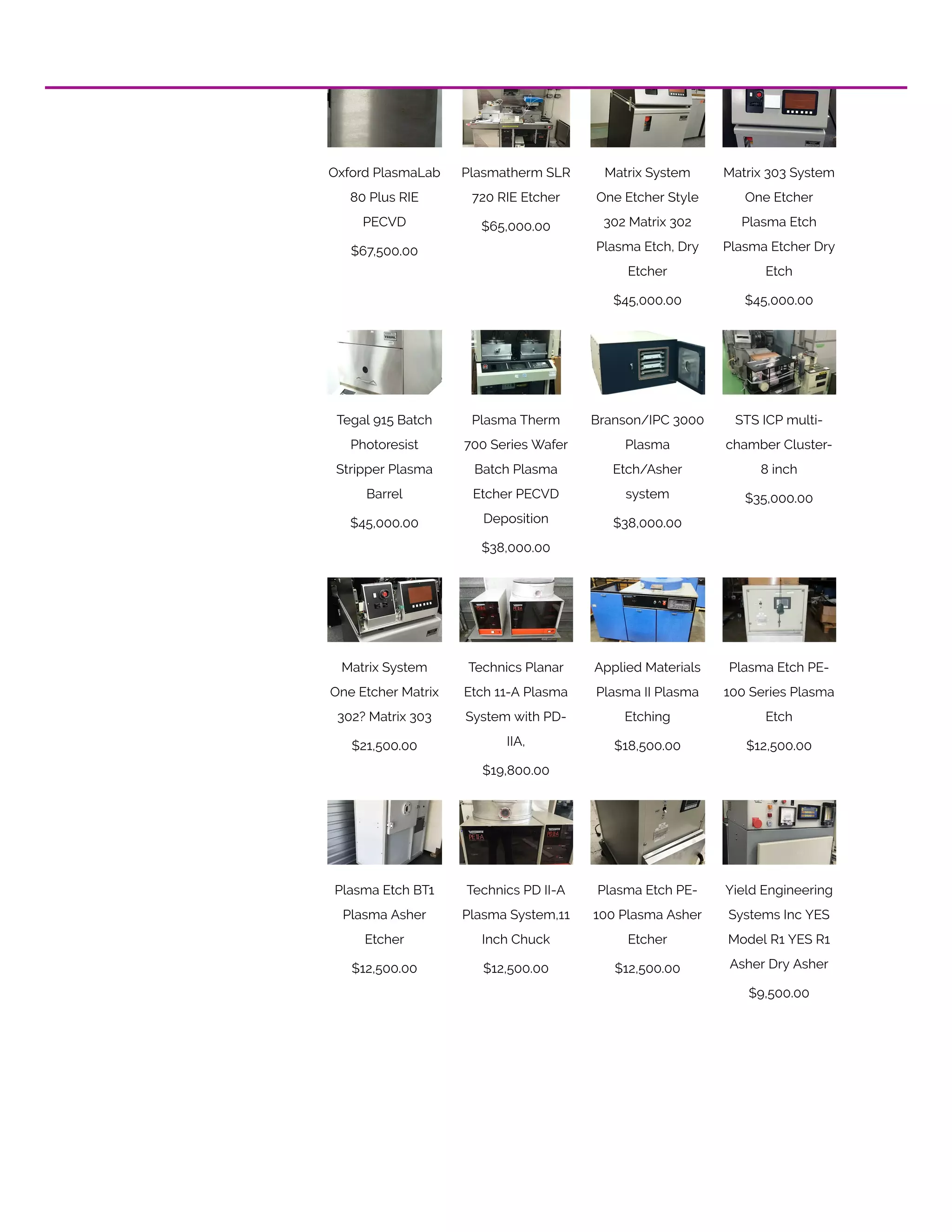 Plasma etcher rie icp drie bosch process equipment | PDF