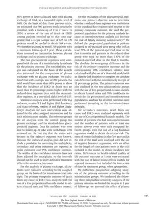 Plasma Exchange and Glucocrticoids.NEJM.pdf | Blood Disorders ...