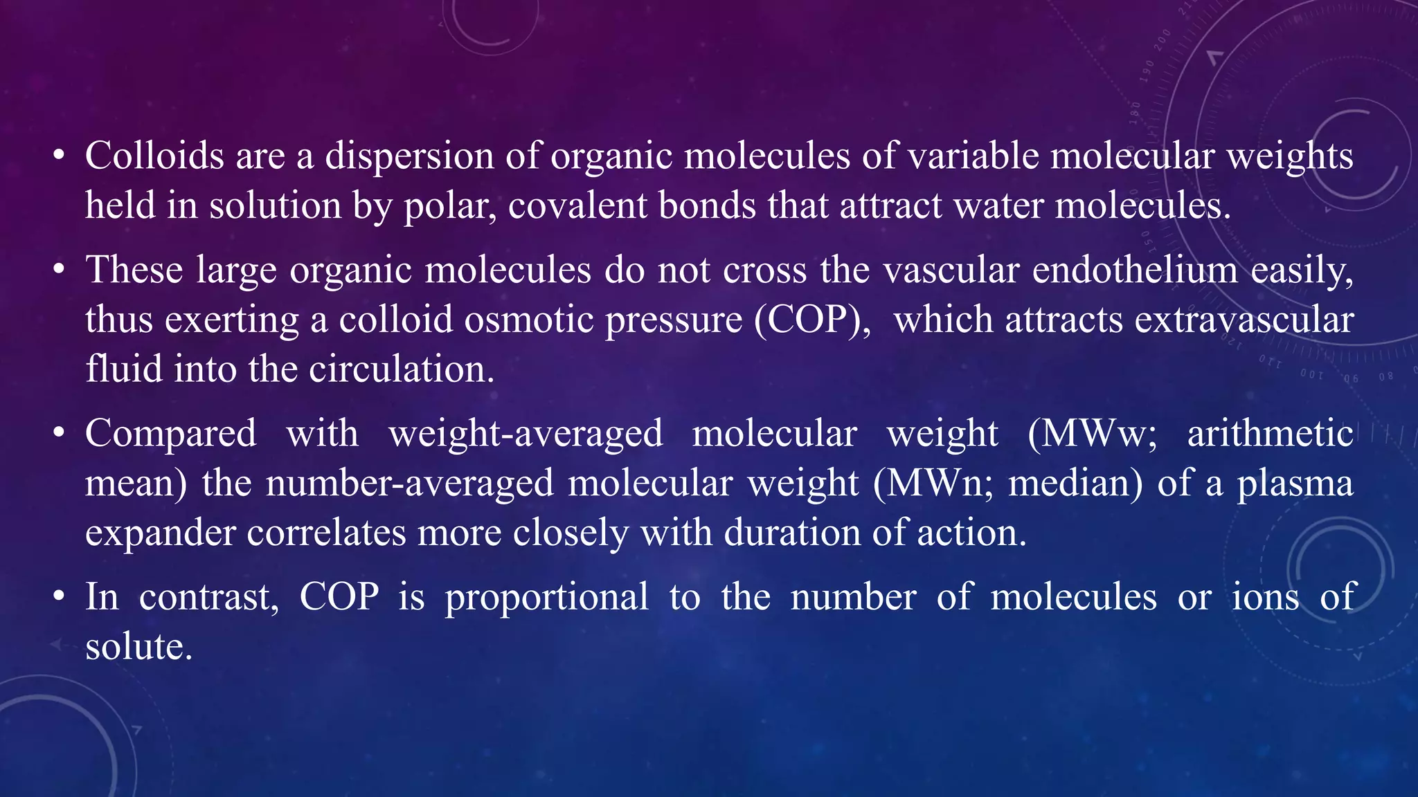 Pharmacology of Plasma expanders | PPTX