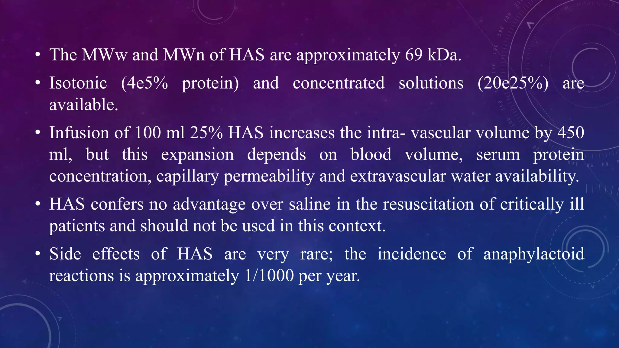 Pharmacology of Plasma expanders | PPTX
