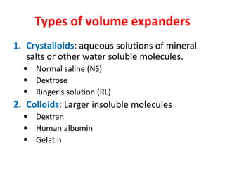 Plasma expanders.pptx