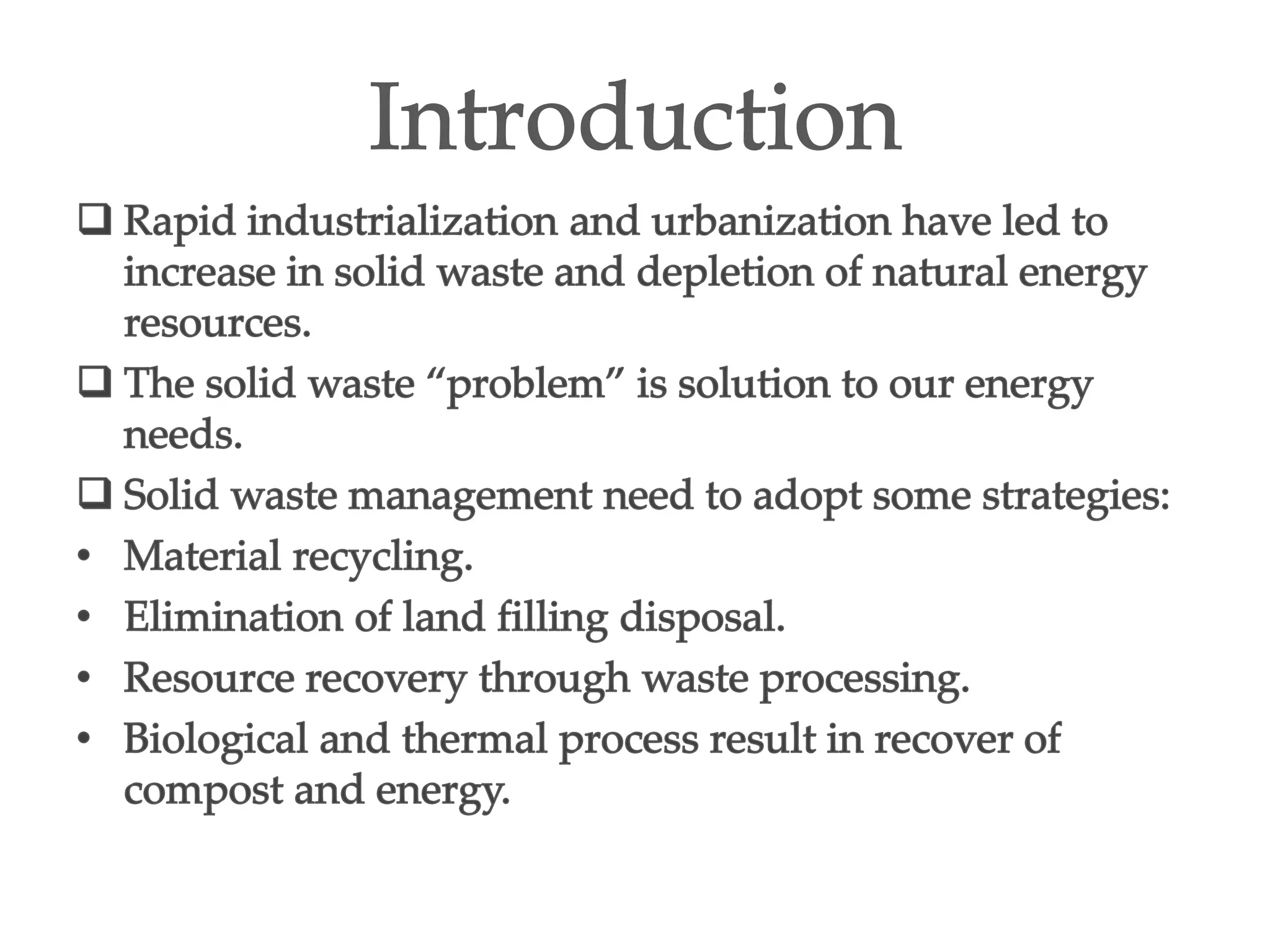 Plasma gasification of solid waste into fuel | PPTX