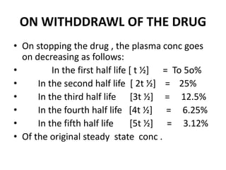 plasma half life by Dr FAHAD.pharmacology lecture .slideshare.pptx