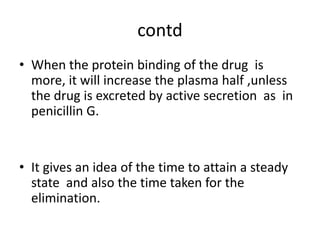 plasma half life by Dr FAHAD.pharmacology lecture .slideshare.pptx