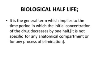 plasma half life by Dr FAHAD.pharmacology lecture .slideshare.pptx