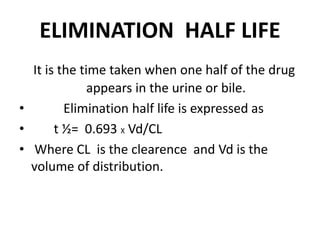 plasma half life by Dr FAHAD.pharmacology lecture .slideshare.pptx
