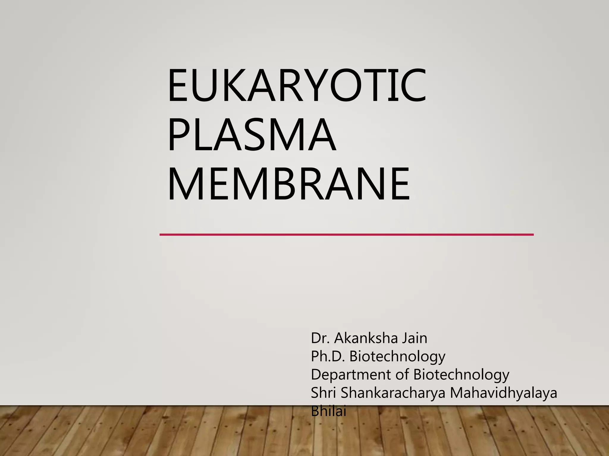 Plasma membrane | PPT
