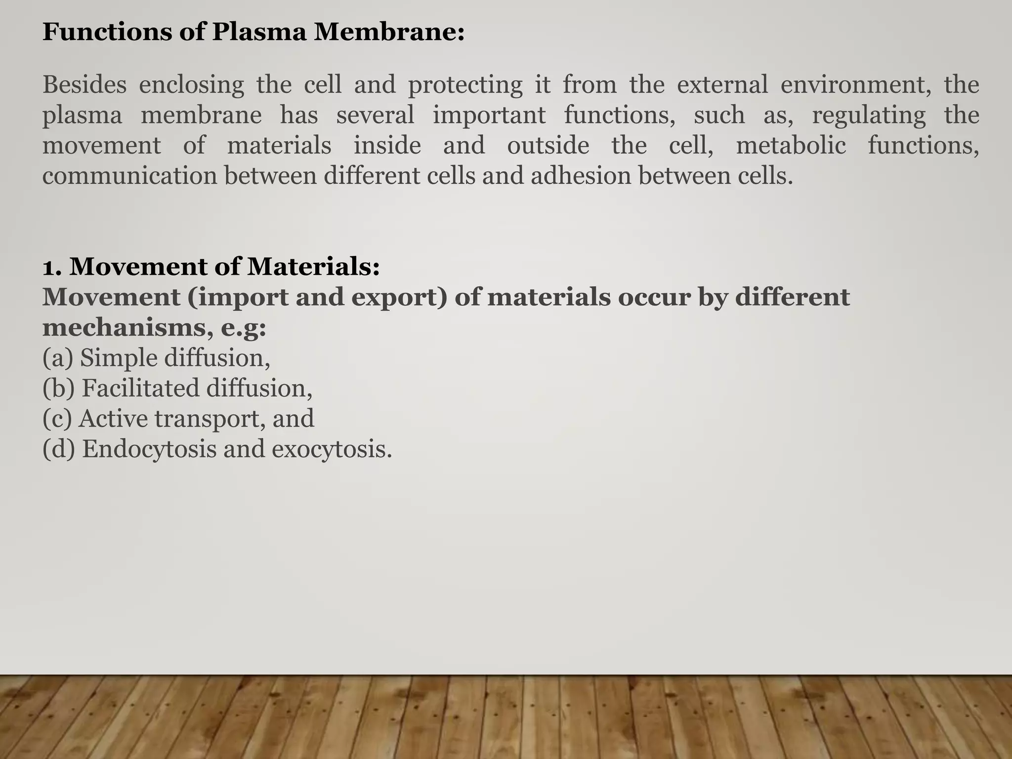 Plasma membrane | PPT