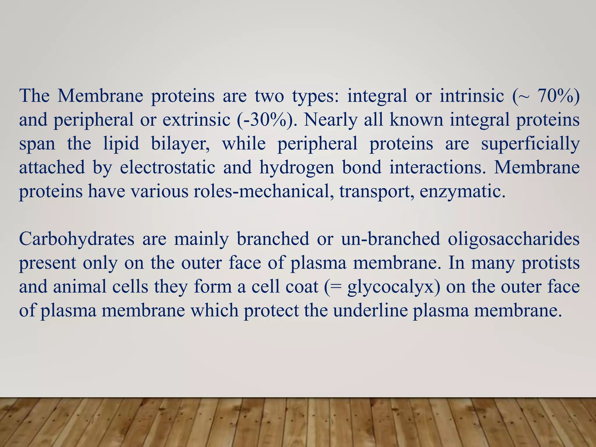 Plasma membrane | PPTX