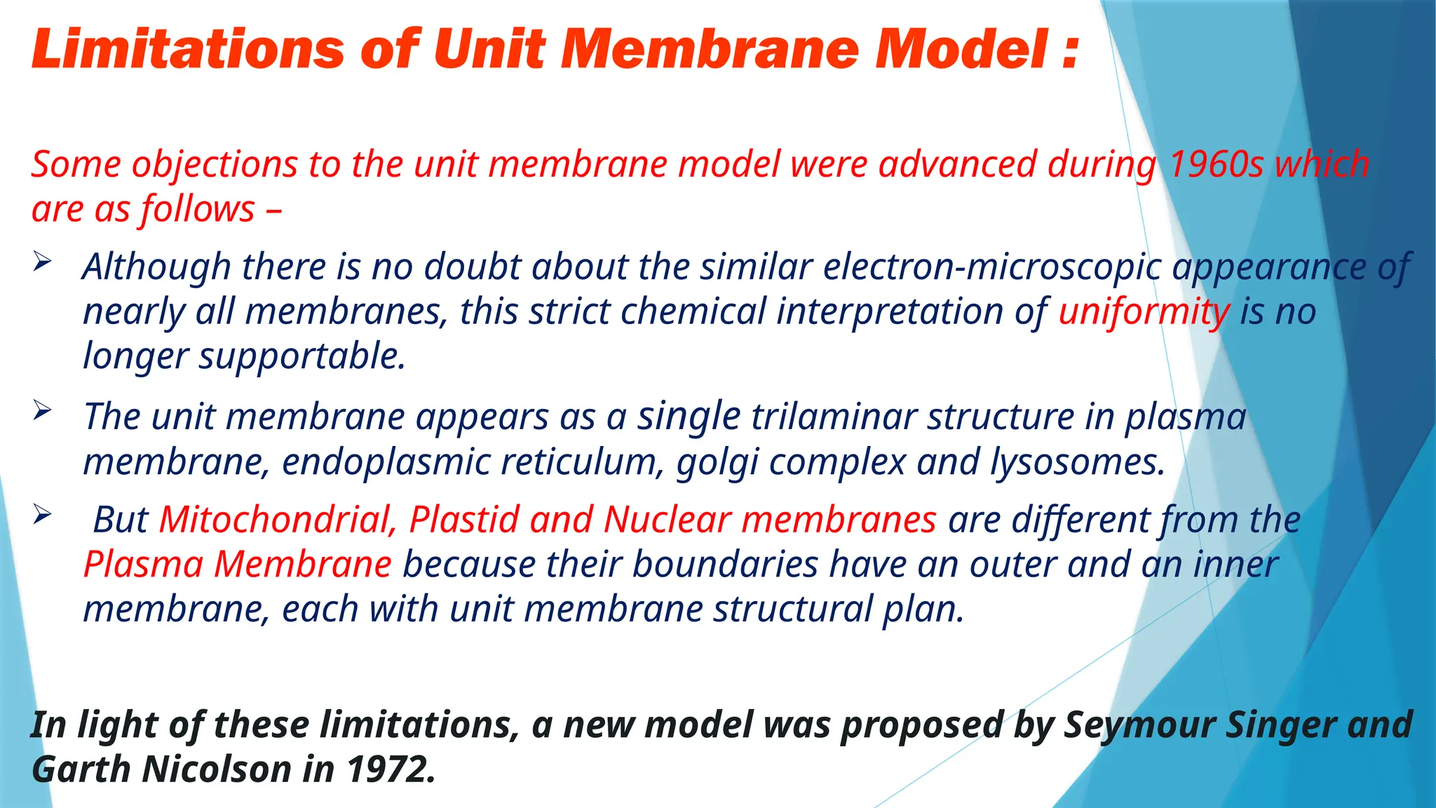 PLASMA MEMBRANE: models to describe its structure | PPTX