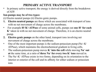 Transport system - Active transport, Passive transport .pptx
