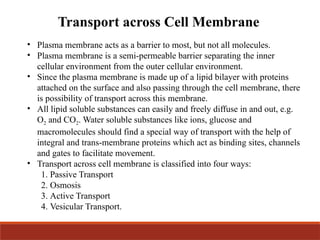 Transport system - Active transport, Passive transport .pptx