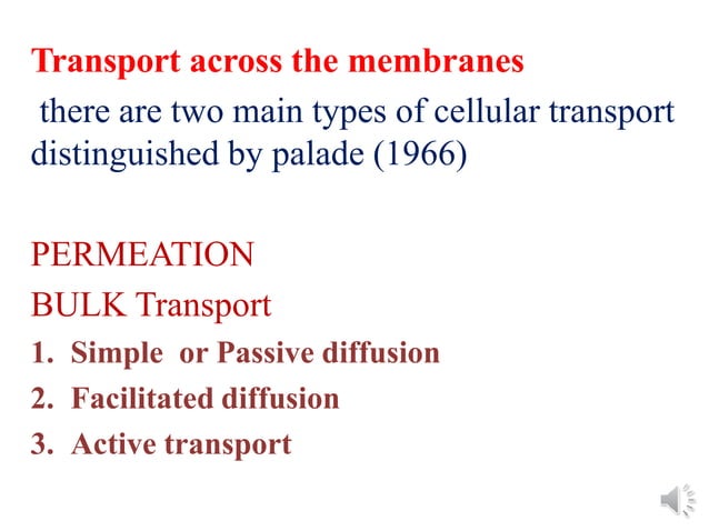 Plasma membrane and_transport system | PPT