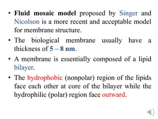 Plasma membrane and_transport system | PPT