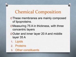 Plasma membrane structure | PPTX