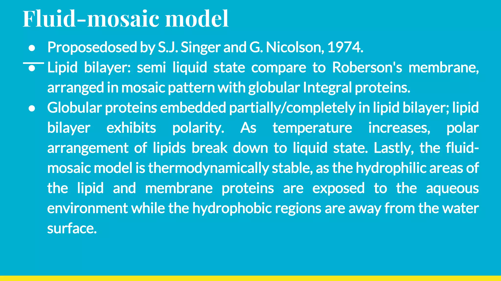 Plasma membrane structure & function | PPT | Free Download